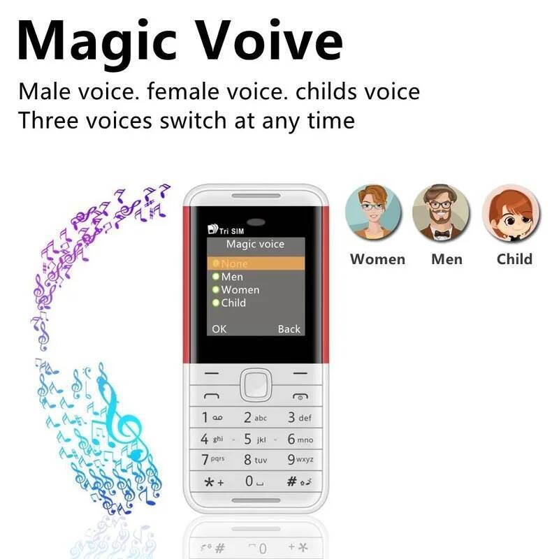World 5310 Smallest 3 SIM Card Mobile Phone Unlocked 1.33" Pocket ...