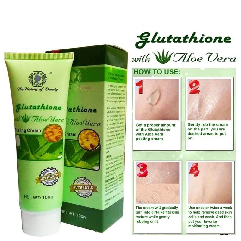 SCCS~BUY 1 TAKE 4 Glutathione With Aloe Vera Facial Peeling Cream ...