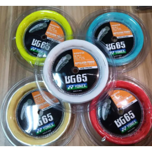 Yonex String BG65 High Density Nylon Multifilament ( 5 COLORS AVAILABLE ...