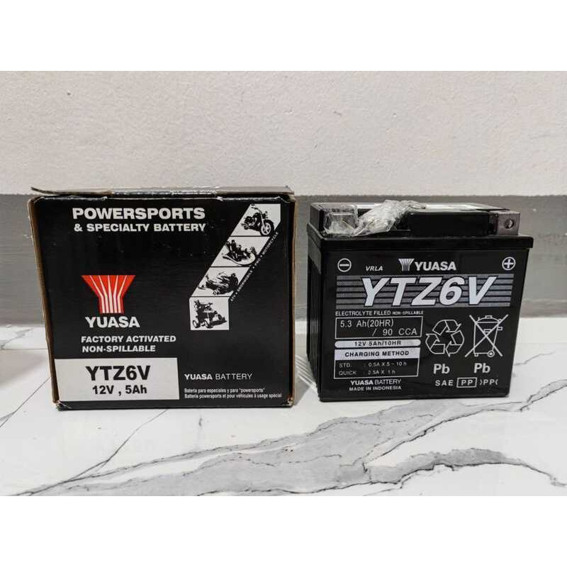 YUASA BATTERY MAINTENANCE FREE 6V 7V - NMAX V1 V2, AEROX V1 V2, PCX 160 ...