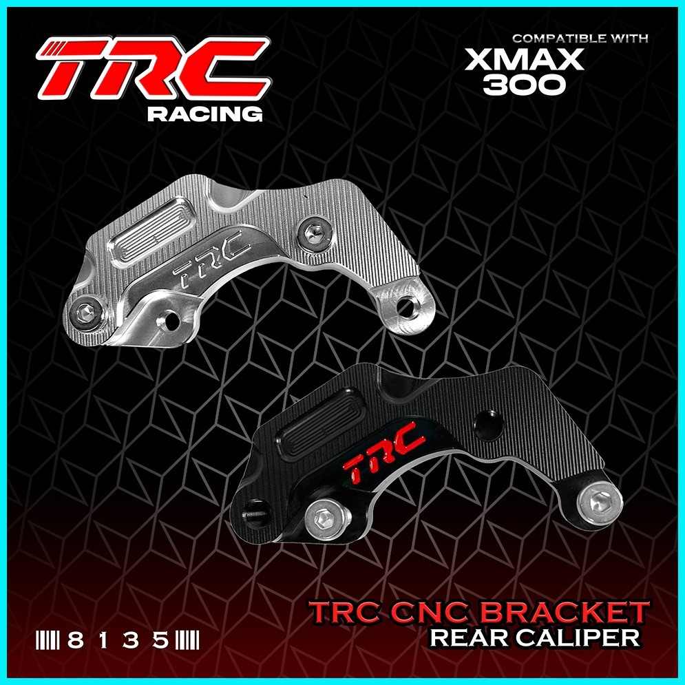 TRC RACING 2POT REAR AXIAL CALIPER BRACKET (245MM DISC) FOR XMAX v1/v2 ...