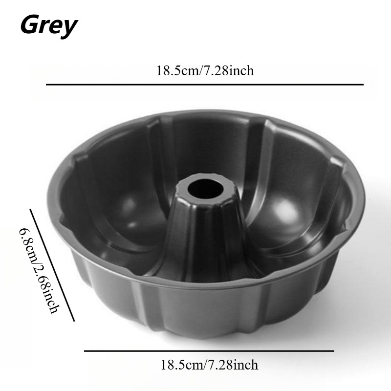 Cake Molding Pan 24cm Bundt Bakeware Pan Non Stick Chiffon Cake Molder ...