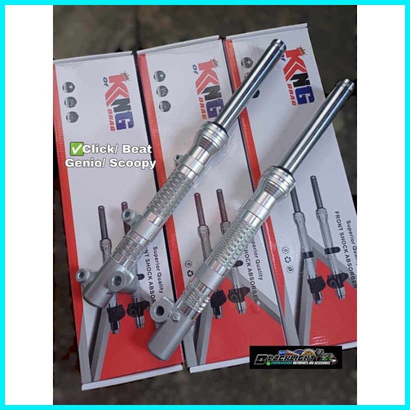 King Drag Front Shock for Honda Click V1/V2/V3, HONDA BEAT SCOOPY (100% ...