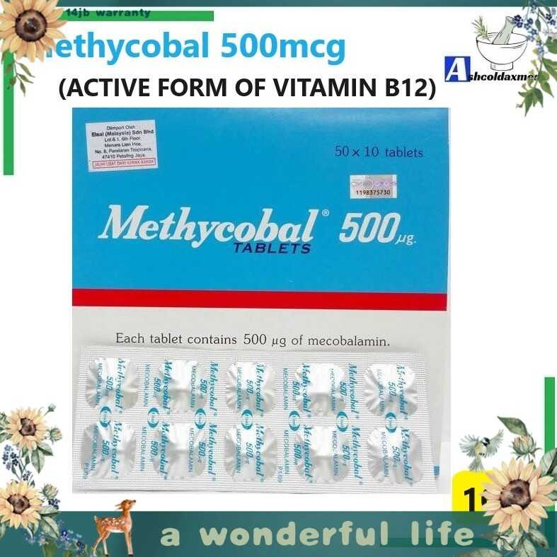 METHYCOBAL COD 500Mcg TABS 10S Exp02/2026Mild And Effective Anti ...