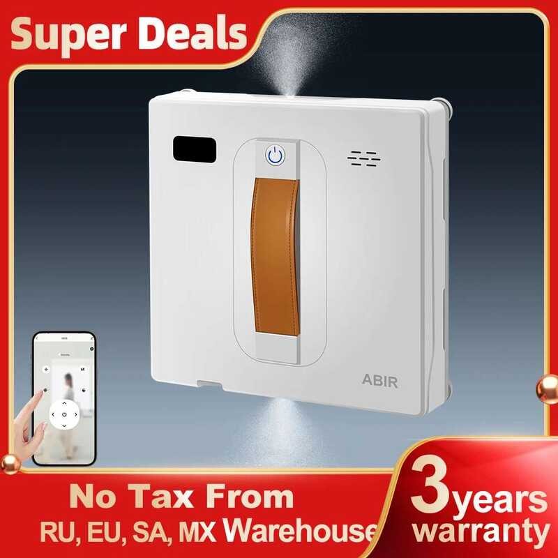 W Window Robot Cleaner ABIR Wd8, Dual Ultrasonic , AI Intelligent Wip g ...