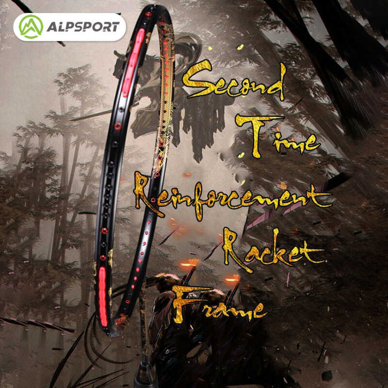 ALP T 4U 35Lbs 7Mm G5 Powerful Excalibur Golden Dragon Badminton Racket ...