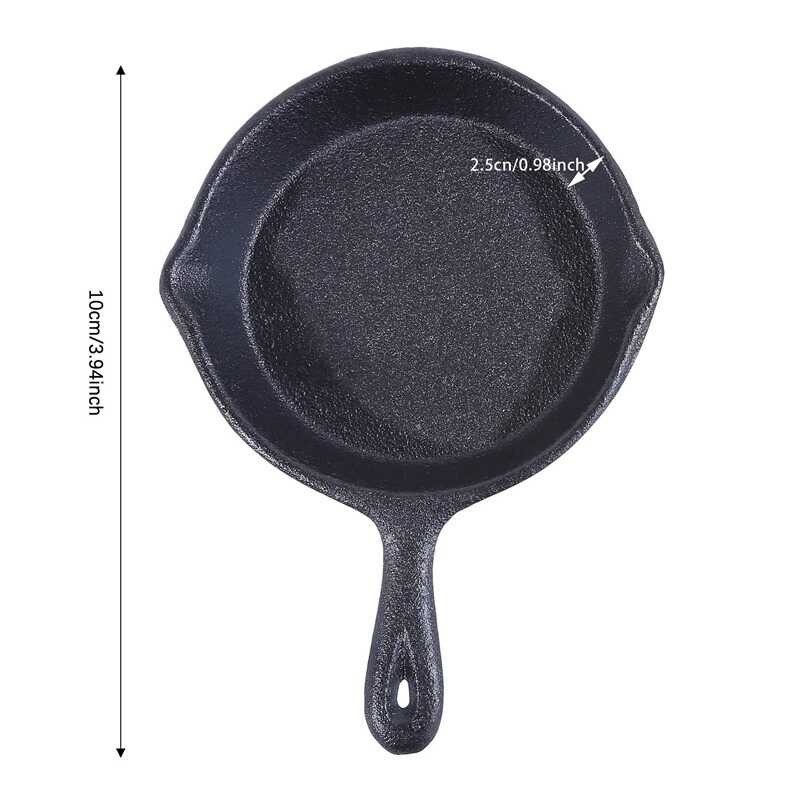 Mini ≾ Nonstick Frying Flat Bottom Omelette Pan With Handle Utensil ...