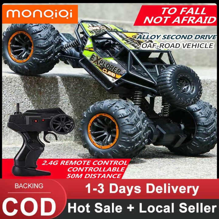 RC Car 20KM/H 4WD Remote Control Vehicle 2.4Ghz Monster Truck By Off ...