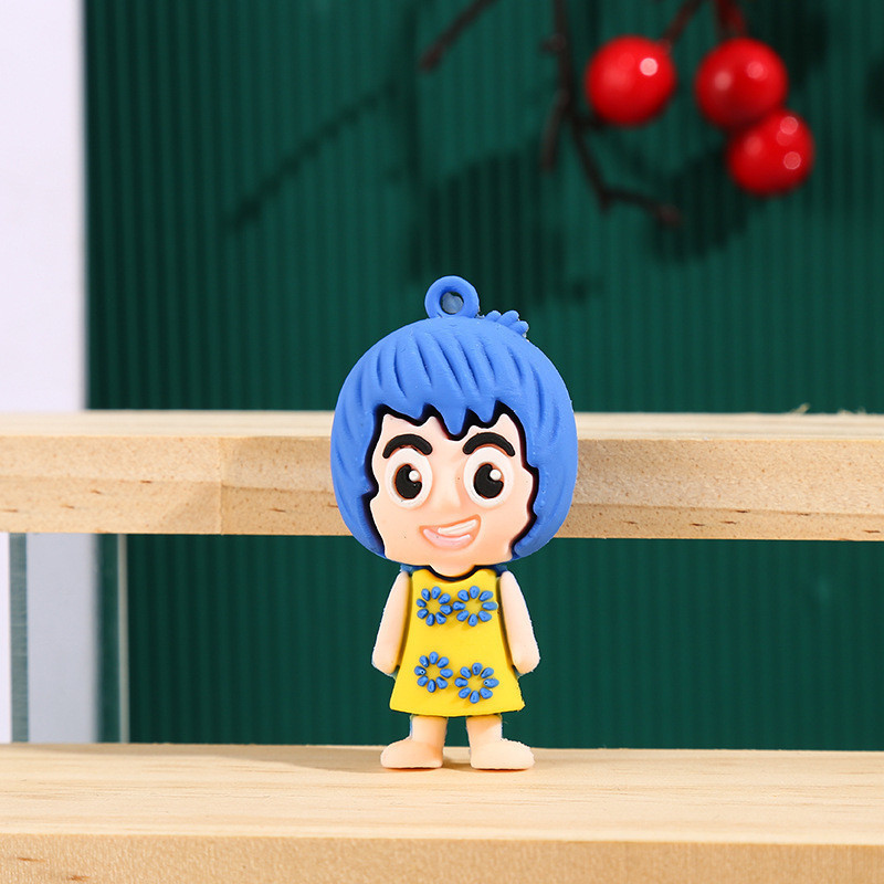 Inside Out Keychain - Disney Sadness Anxiety Anger Fear Disgust Joy ...