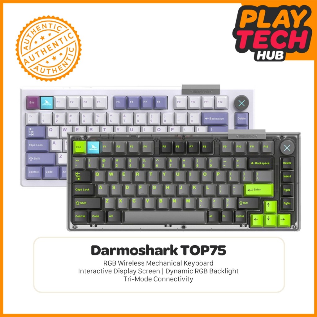 Darmoshark TOP75 RGB Wireless Mechanical Keyboard | Shopee Philippines