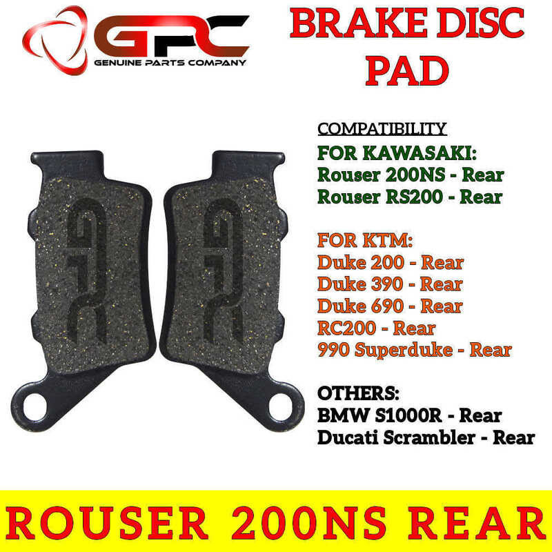 GPC Motorcycle REAR Brake Pads (Brake Disc Pads) Para Sa Kawasaki ...
