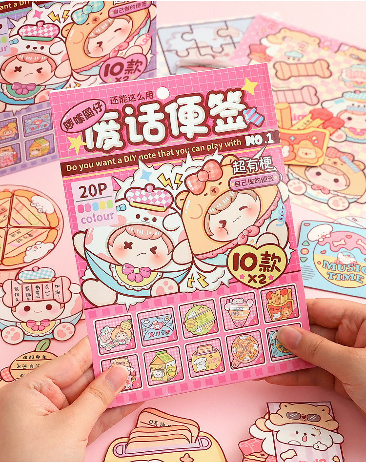 Telado Fun sticky notes, food games, food shapes, fun and easy to use ...