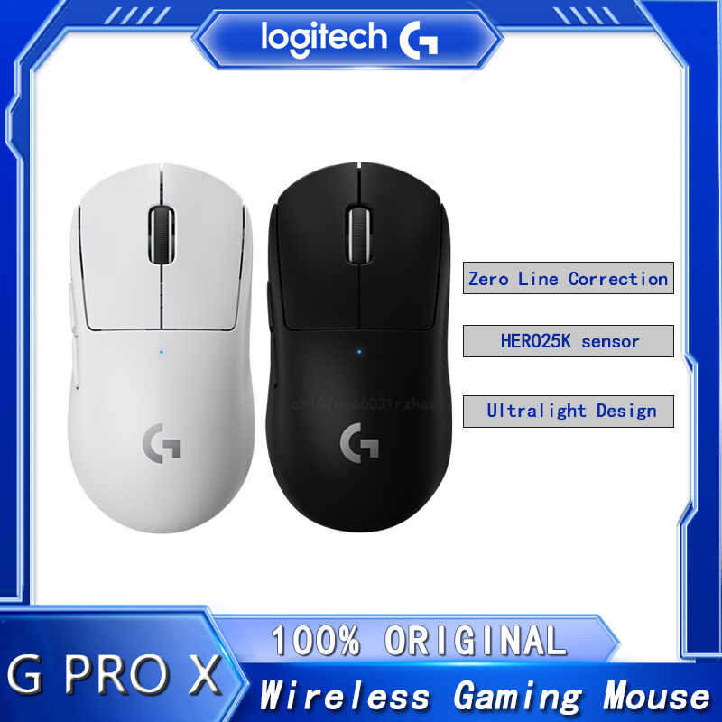 Logitech GPW 2 G PRO X SUPERLIGHT Wireless Gaming Mouse 25K HERO Normal-Mode Nical Gaming Mouse ...