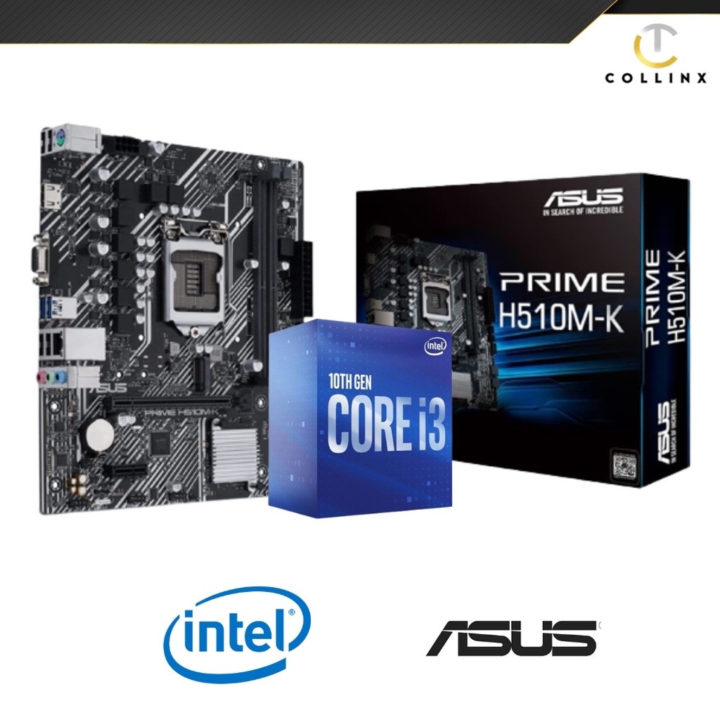 Intel I3-10100 10Th Gen Processor With H510m Motherboard 3.6 Ghz 4 ...