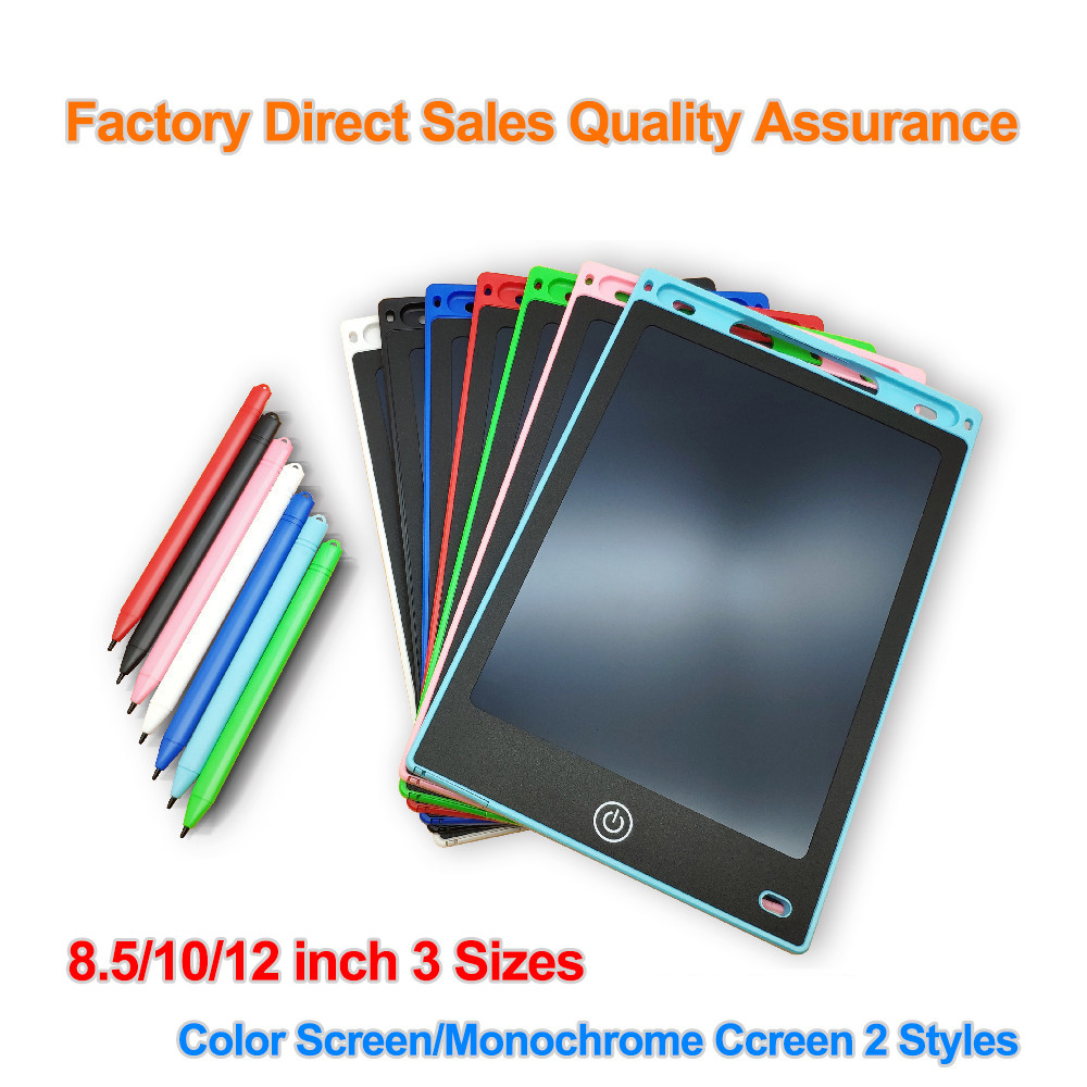 8.5/10/12 Inch Electronic Drawing Board And 2 Style LCD Screen Writing ...