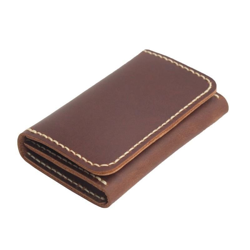 Card Holder Men's Snap Button Simple Large-Capacity Small All-in-One ...