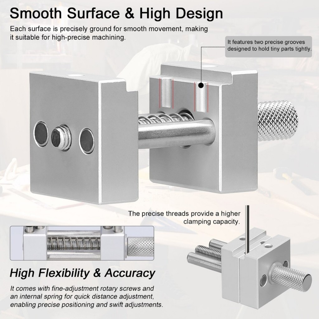 Mini Bench Vise Precision Multi-function Clamp Model Making Fixed Jig Hobby Gundam DIY Making ...