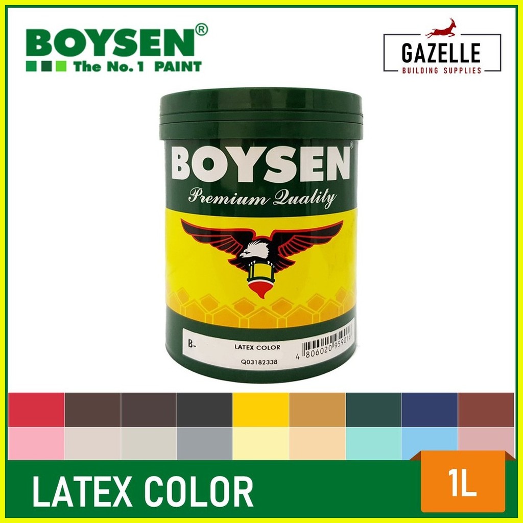 ⭐ ¤ Original Boysen Latex Color 1L (For Concrete & Stone Surfaces ...