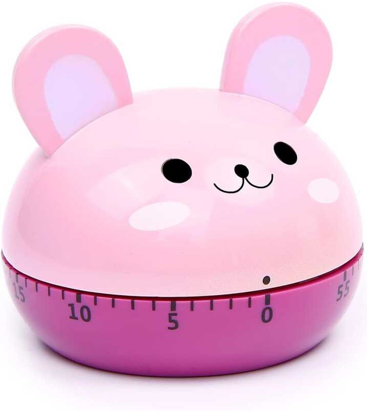 Kitchen AUDRWALL Cute Timer, Children's Mechanical Timer, 60 Minute ...