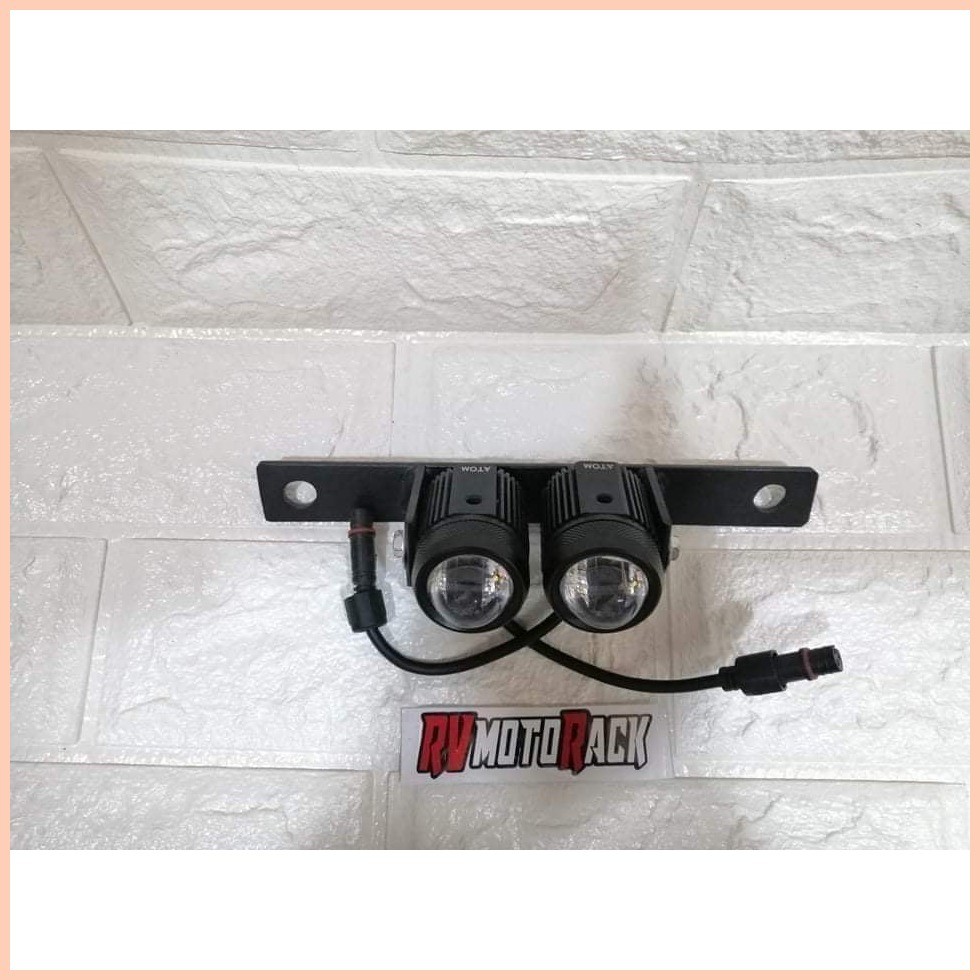 § RV MOTORACK MINI DRIVING LIGHT BRACKET NMAX V1&V2 (LIGHTS NOT ...