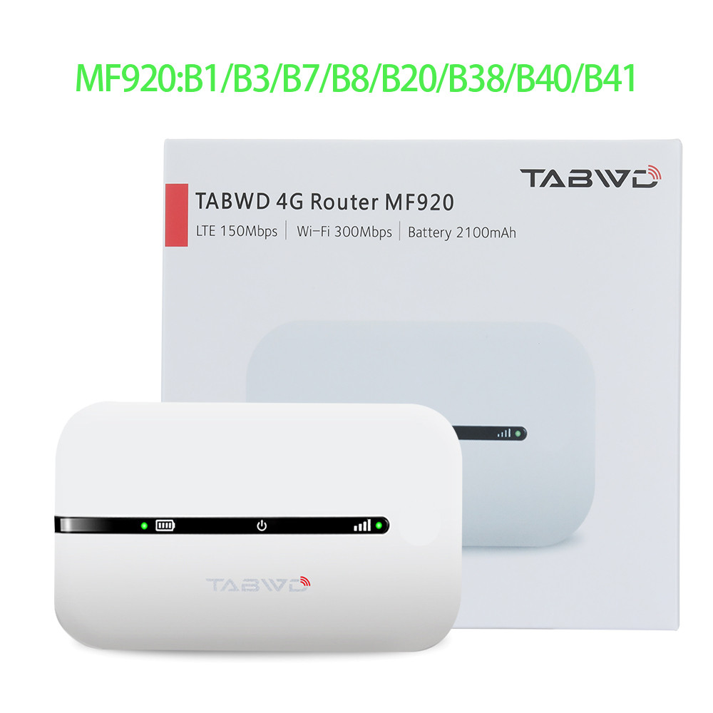 MF920 Pocket WiFi Modem WiFi 4G LTE 2100mAh All Operator Portable ...