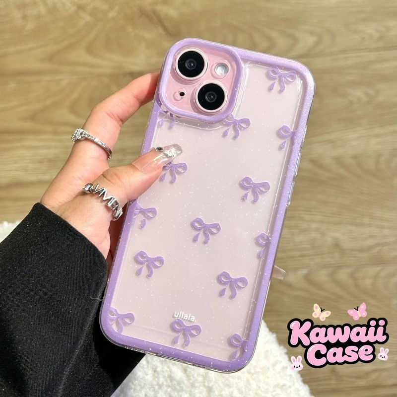 Ins Candy Bow Casing for iPhone 11 16 15 14 13 12 Pro Xs Max XR X 7 8 6 ...
