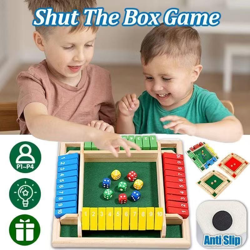 STEM Board Game Permainan Matematik Kayu 2-8P· Family Strategy Toy ...