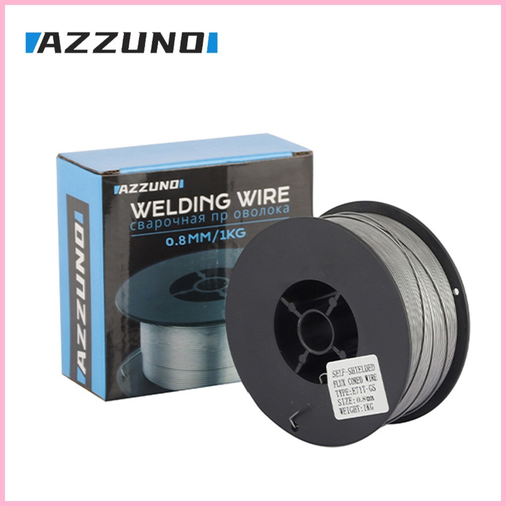 ℨ AZZUNO Gasless Flux Cored Welding Machine Accessories 1kg 0.8mm/1.0mm Wire Cored MIG withou ...