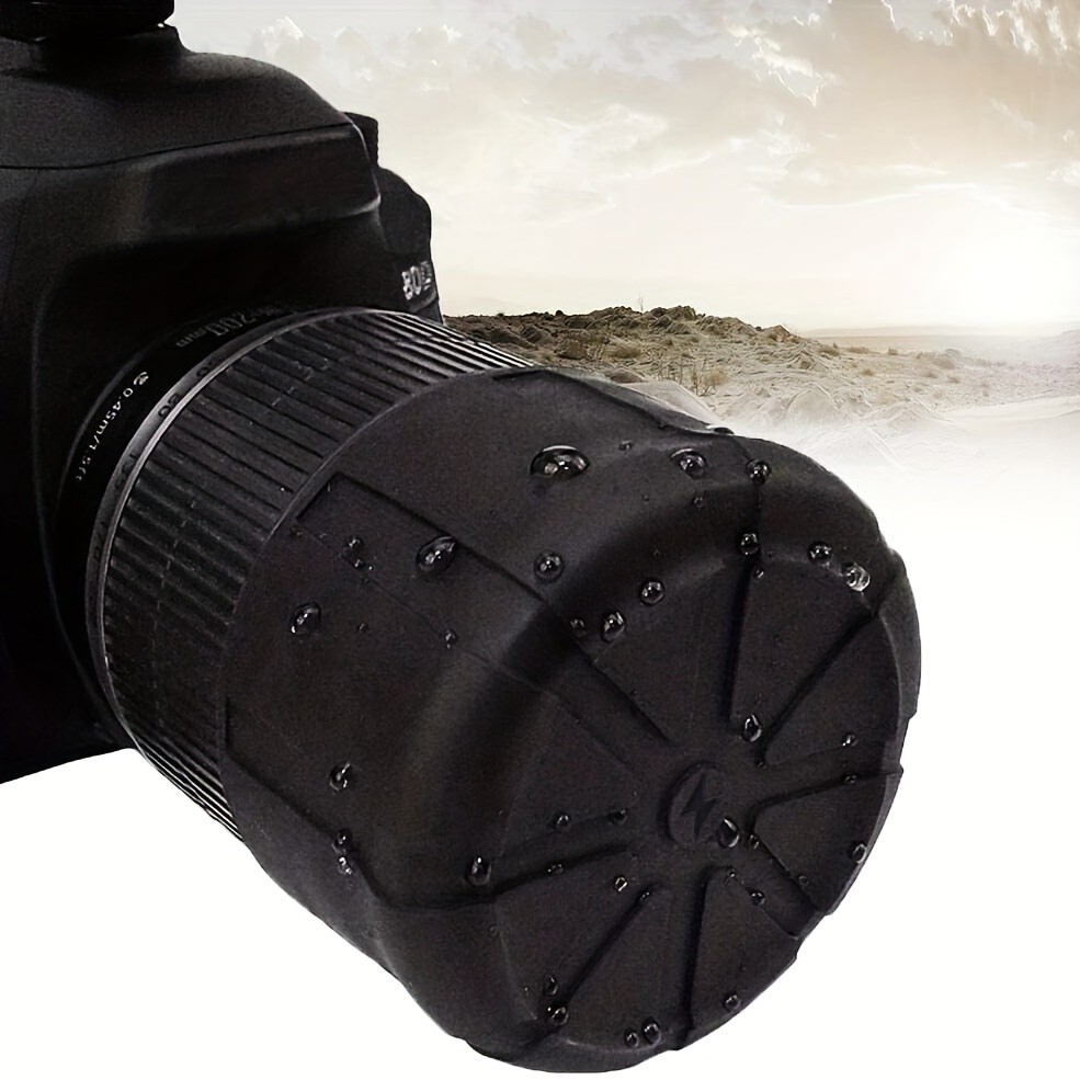 Silicone Lens Caps, Universal Camera Lens Cap Fits Most DSLR Lenses ...