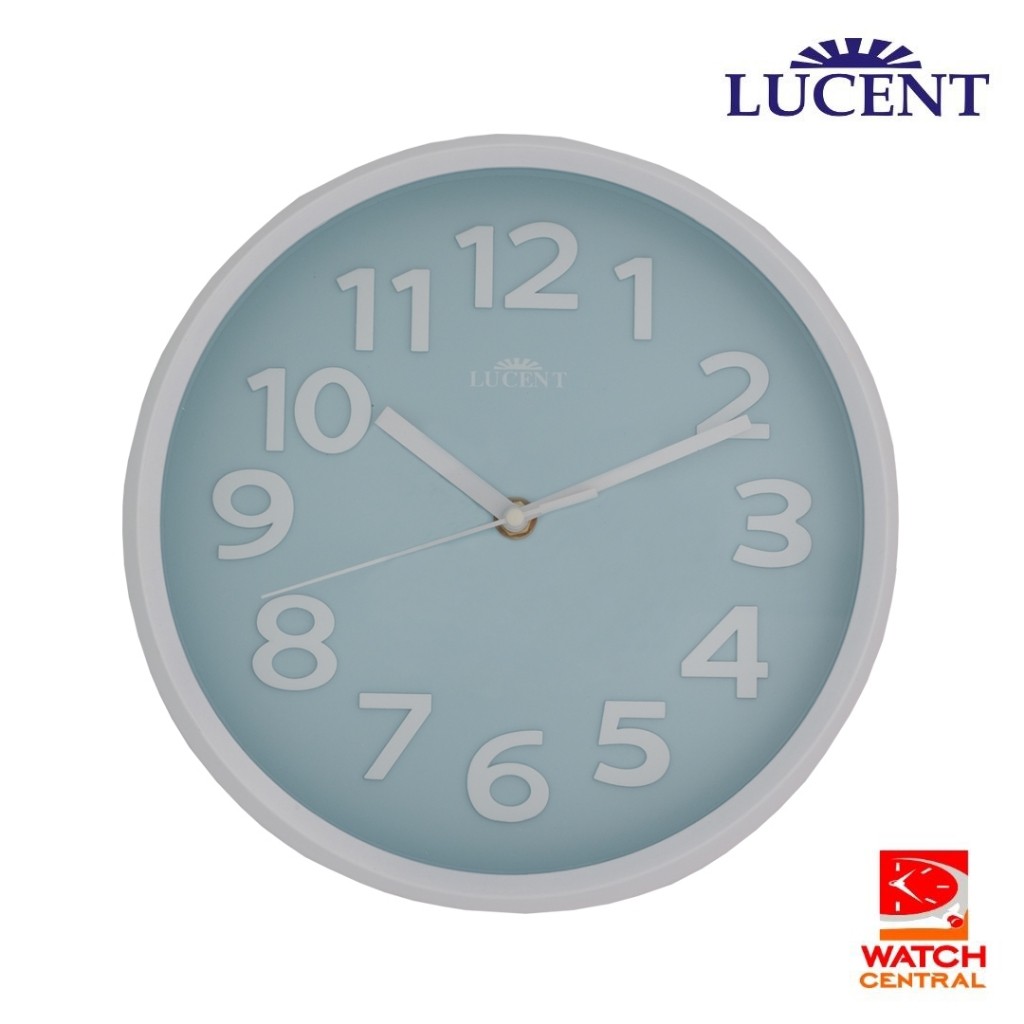 Lucent RJH6530 Analog Wall Clock (White, Blue) | Shopee Philippines
