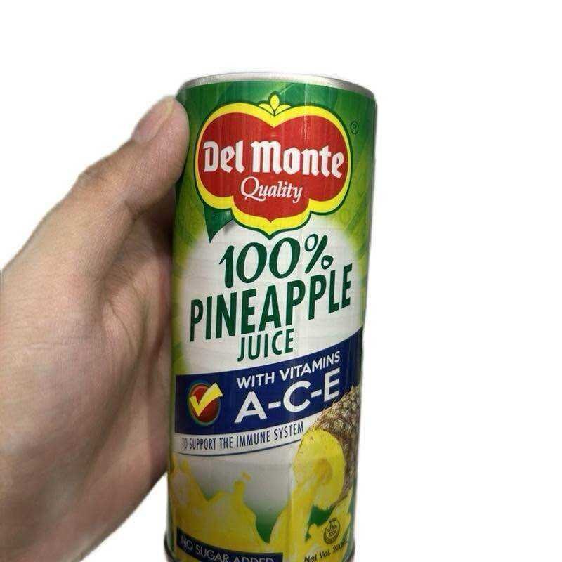 Del Monte Pineapple Juice With Vitamin ACE In Can Fruit Beverage ...