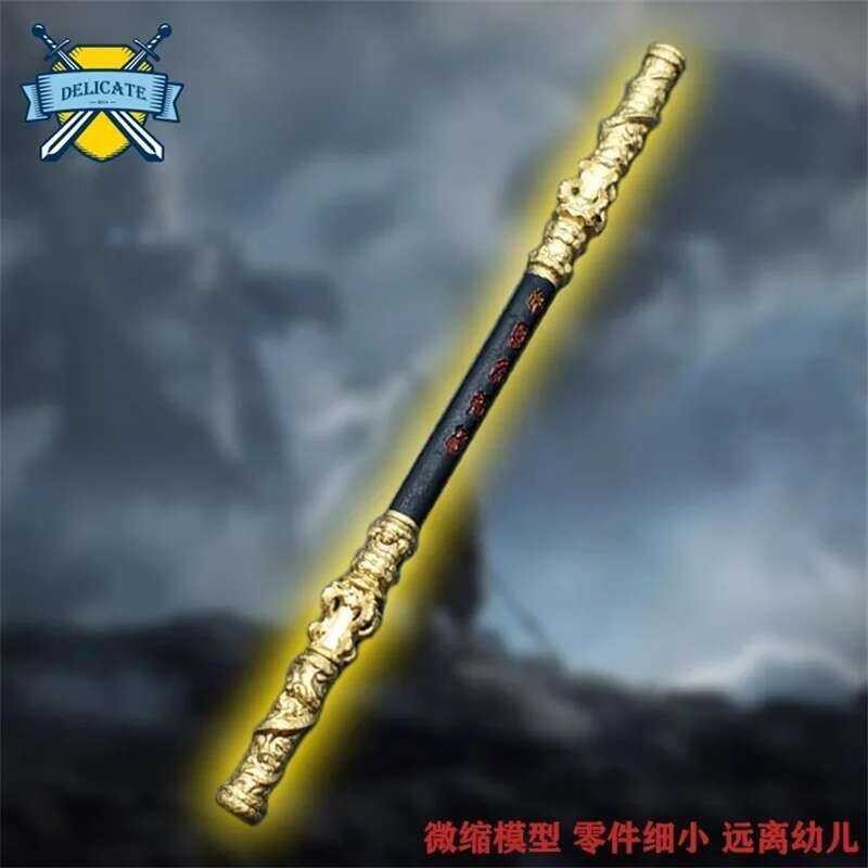 1F 8Cm Soldier Scene Props Weapon Golden Hoop Stick Plastic Model ...