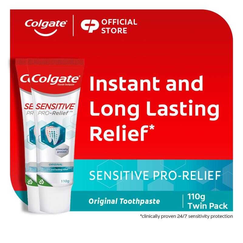 Asz-069 Colgate Pro-Relief Toothpaste Original, Instant Sensitive ...