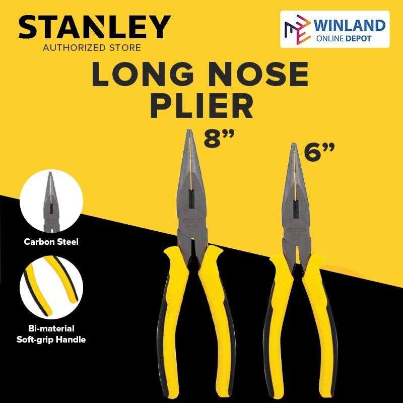 Stanley By Winland 6"/ 152Mm | 8"/ 200Mm Heavy Duty Long Nose Plier ...