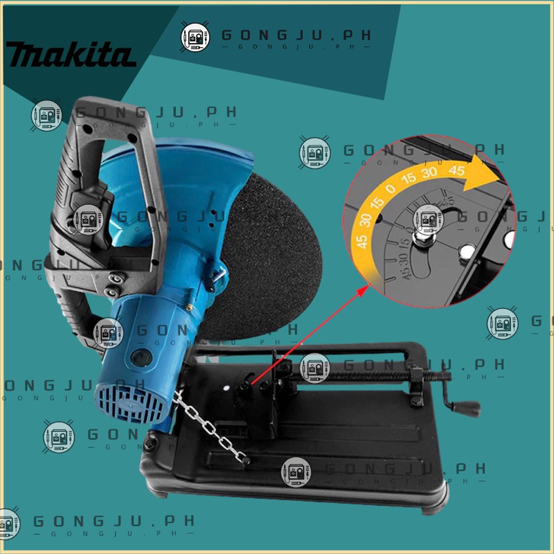 Makita Cut-off Machine 355mm / 14inches 3800r/min free Blade Heavy Duty ...