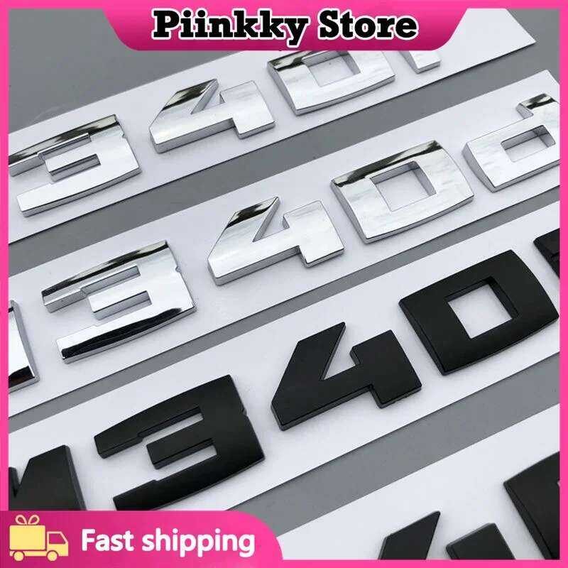 A New Gloss Black 3D Letters Numbers M340i M240i M235i M140i M135i ...