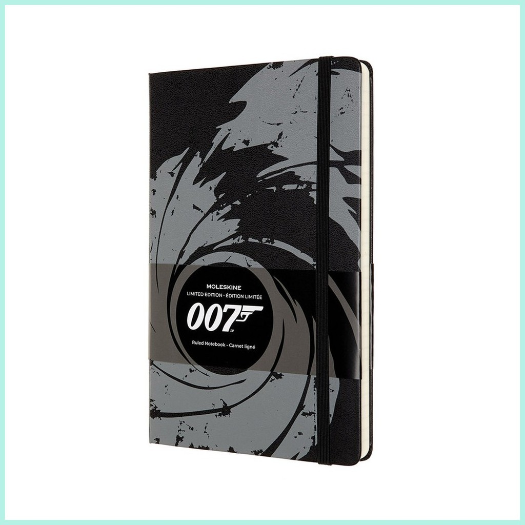 Moleskine Limited Edition James Bond Large Ruled Notebook (Black ...