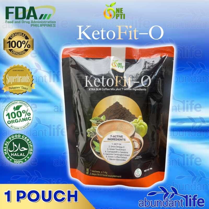 1 Pack One Opti KETOFIT-O XTRA SLM COFFEE MIX 7-ACTIVE INGREDIENTS 7 ...