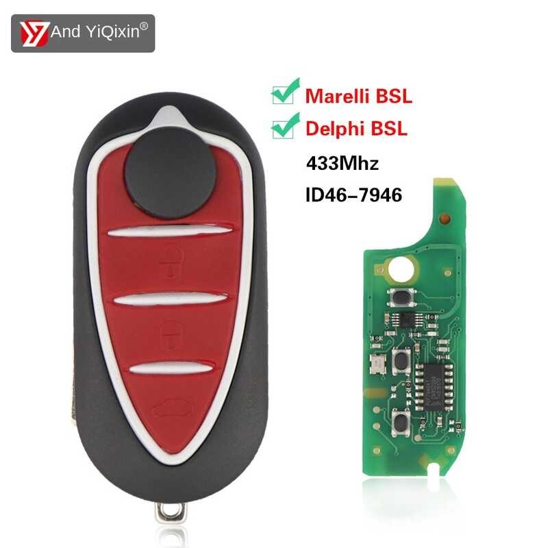 Remote 433Mhz ASK Car Key For Alfa Giulietta Mito Romeo 159 GTA 147 155 ...