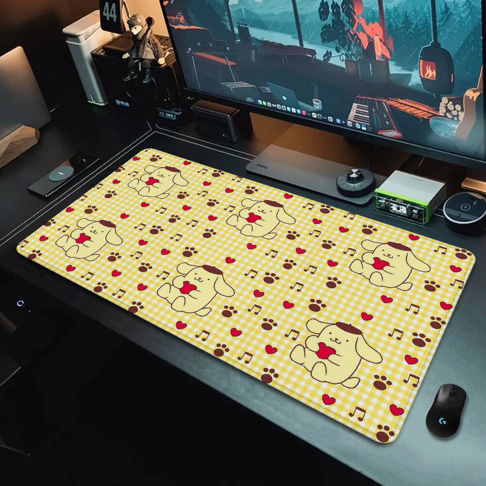 PompomPurin Pc Gamer Mouse Carpet Keyboard Pad Gaming Accessories Desk ...