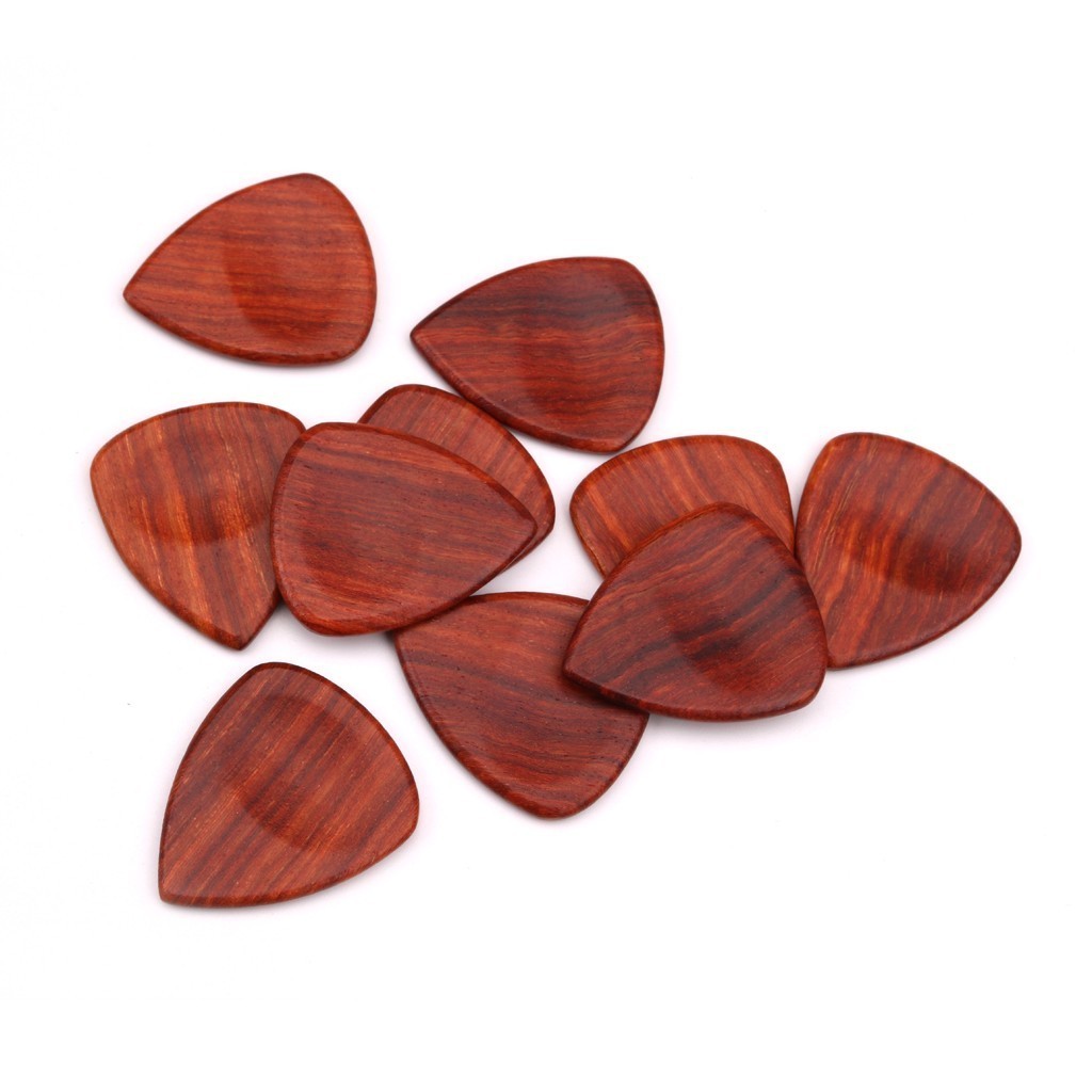 Wooden Acoustic Guitar Picks/Plectrums Red sandalwood Rosewood Wood ...