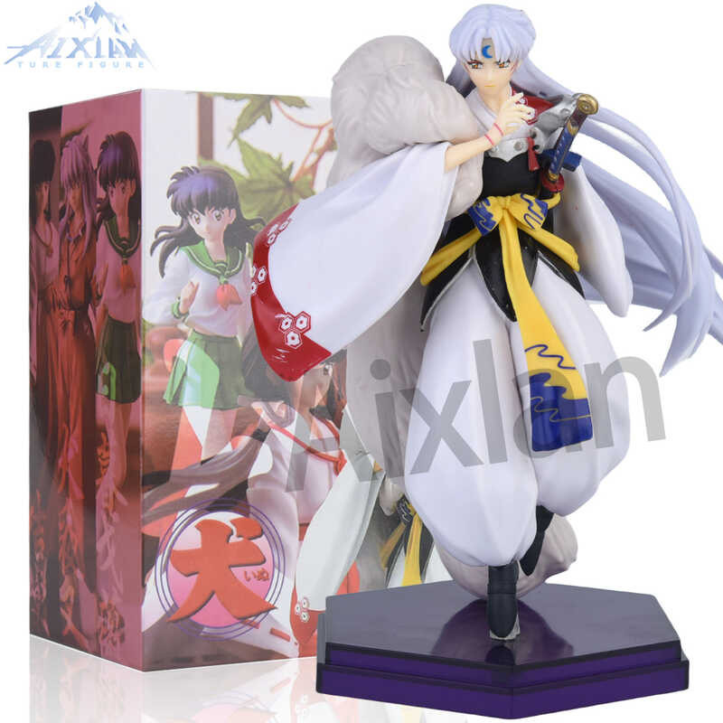 Inuyasha Aixlan 20Cm Anime Sesshoumaru PVC Action Figure Higurashi ...