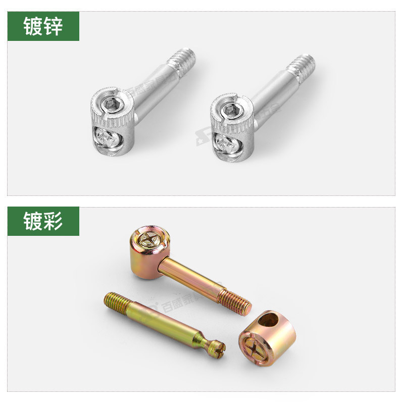 Four In One Connector All Steel Panel Furniture Hardware Fittings ...