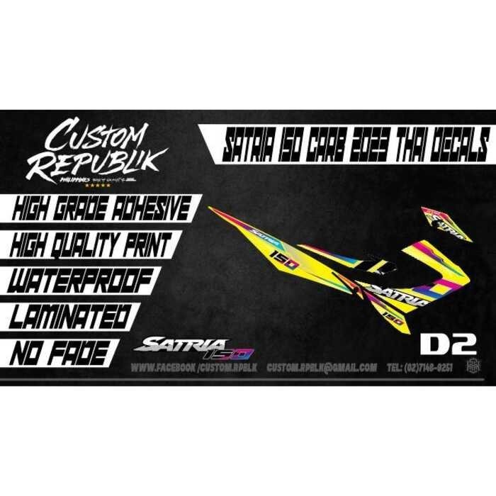 Raider Satria Suzuki 150 Carb 2023 Thai Decals Set | Shopee Philippines