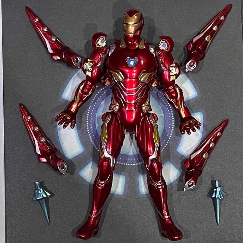 Garage Iron Man Kit Doll Spider-Man Hulk Anti-Hulk Movable Joint ...