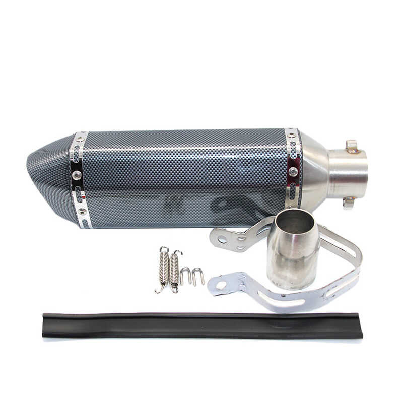 ZSDTRP Motorcycle Scooter Modified Exhaust Muffler Pipe Case Para Ak ...
