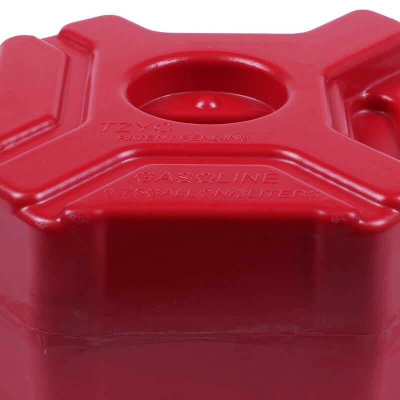 Portable ∮ 3L Fuel Tank Red Gas Cans Spare Petrol Plastic Tan Mount ...