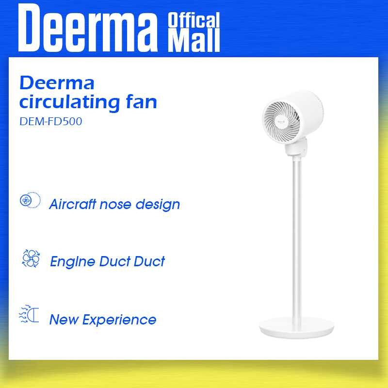Circulation Electric Deerma Fd500 Timing Floor Fan DC Pedestal Standing ...