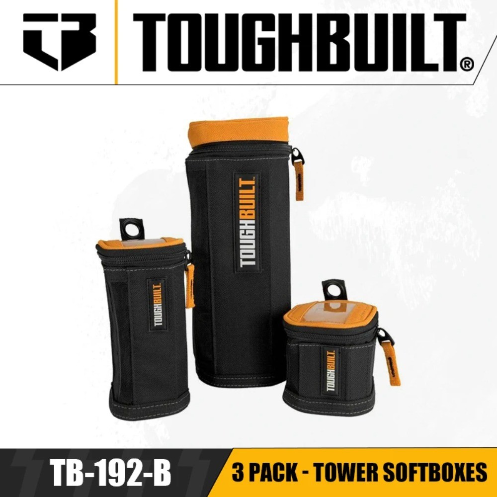 TOUGHBUILT TB-192-B 3 Pack - Tower Softboxes Small Parts Organizer for ...