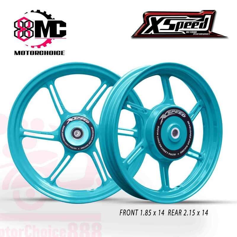 Mags XSPEED R6 For Mio MXI Soul I 125 | M3 Ultra Lightweight 6 Spokes ...